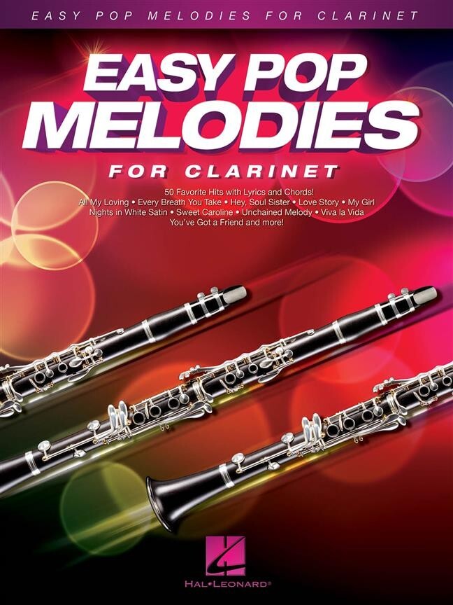 EASY POP MELODIES for Clarinet / 50 populárních hitů pro klarinet - Clarina