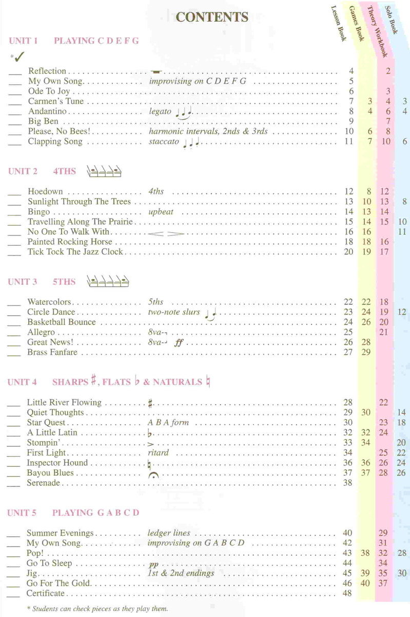 Hal Leonard Corporation PIANO LESSONS BOOK 2 - Clarina