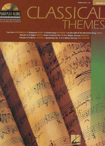 Piano Play Along 8 - CLASSICAL THEMES + CD - Clarina