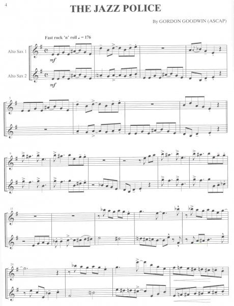 GORDON GOODWIN'S BIG PHAT JAZZ DUETS + CD // alto/tenor saxofon - Clarina