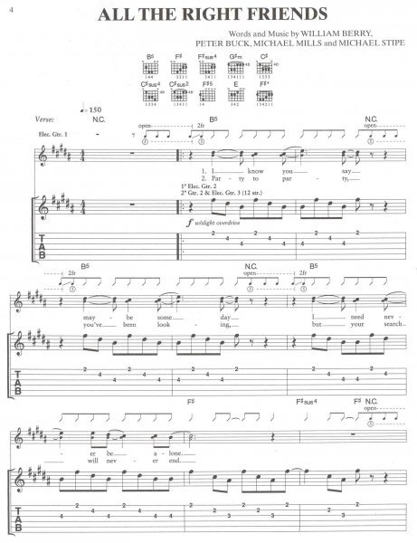 ALFRED PUBLISHING CO.,INC. R.E.M.: Guitar TAB Anthology - vocal/guitar ...
