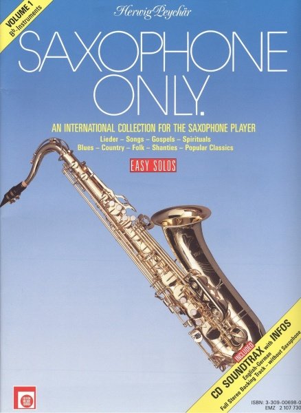 SAXOPHONE ONLY 1 + CD / snadné skladby pro tenorový saxofon - Clarina
