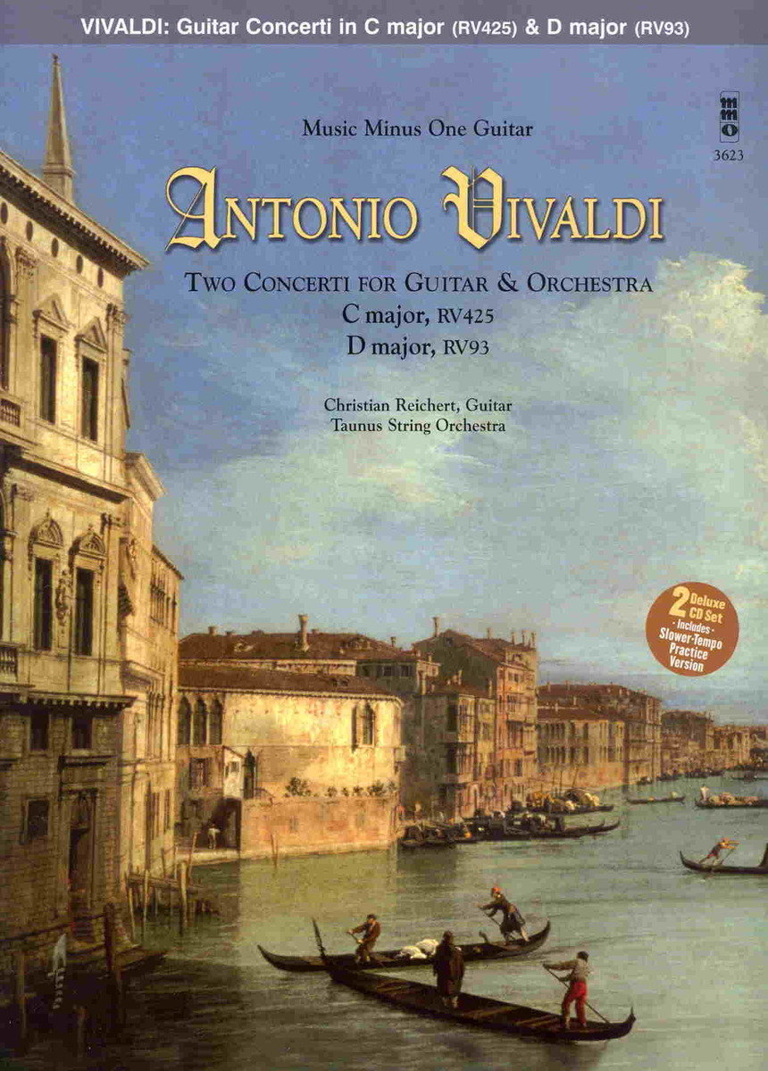 Music Minus One Antonio Vivaldi - Two Concerti for Guitar&Orchestra: C ...