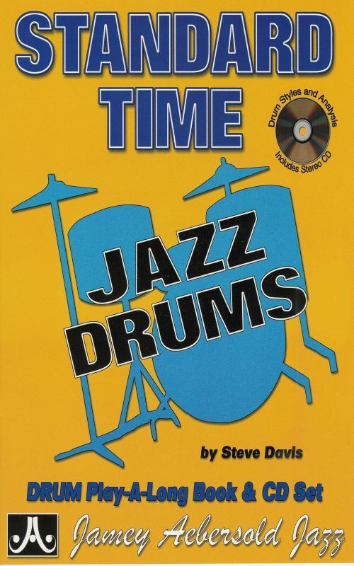 STANDARD TIME - JAZZ DRUMS by Steve Davis + CD - Clarina