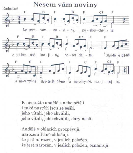 VÁNOČNÍ KOLEDY - hrajeme, zpíváme, malujeme zpěv/akordy - Clarina