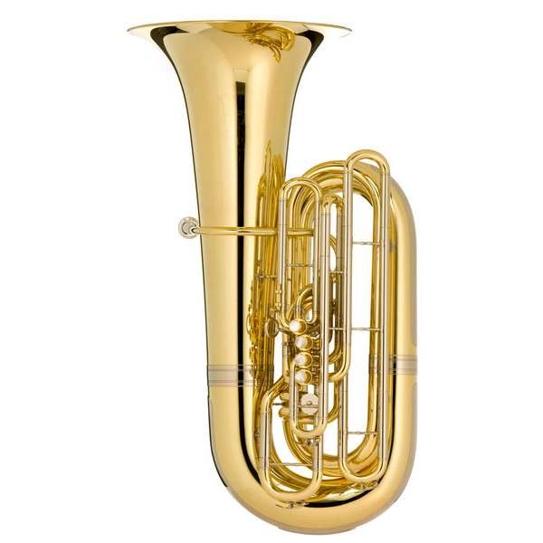 MELTON B tuba "Fafner" 195/5P - mosaz, 5 ventilů - Clarina